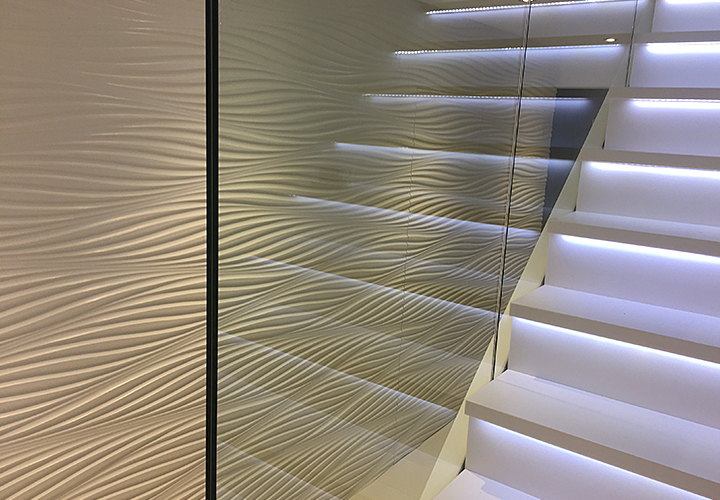 Waves on doors - MDF 3D panels by 3D ART FACTORY